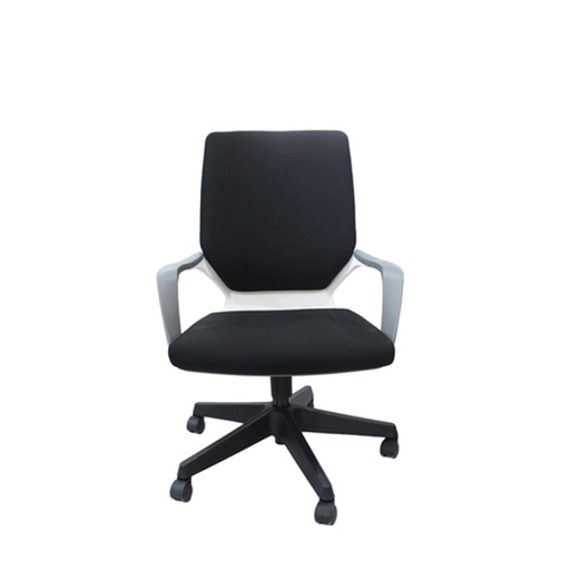 Merryfair Apollo Mid Back Office Chair - Black & White BL418 | SB Furniture Nepal
